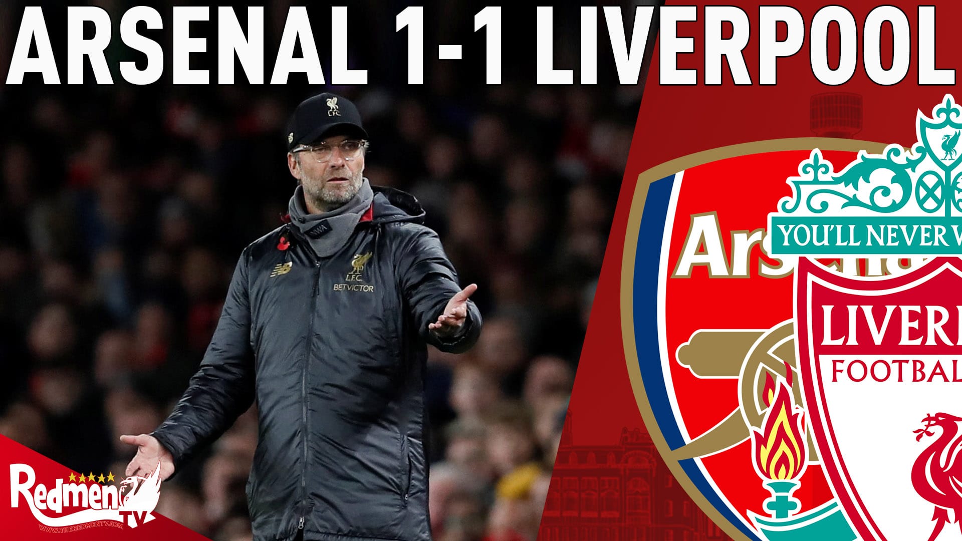 Arsenal 1-1 Liverpool | ALL Post Match Content - The Redmen TV