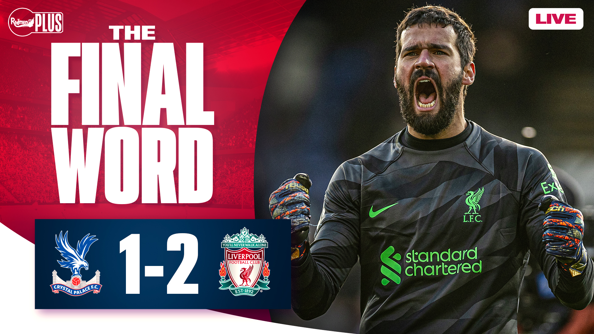 Crystal Palace 1-2 Liverpool | The Final Word - The Redmen TV