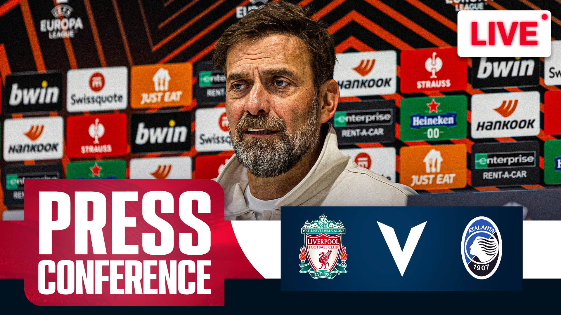 Jurgen Klopp Pre-Match Press Conference LIVE | Liverpool v Atalanta ...