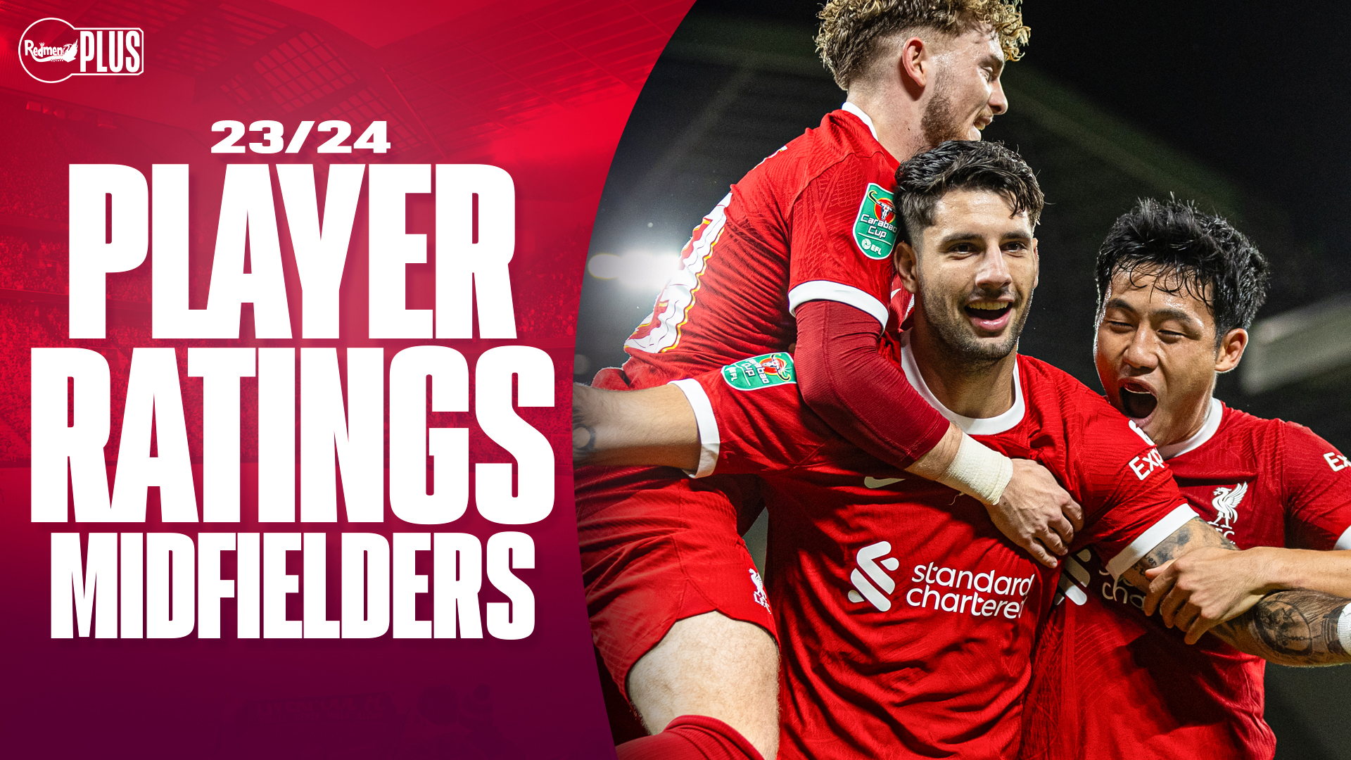 Liverpool 23/24 Player Ratings | Midfielders - The Redmen TV
