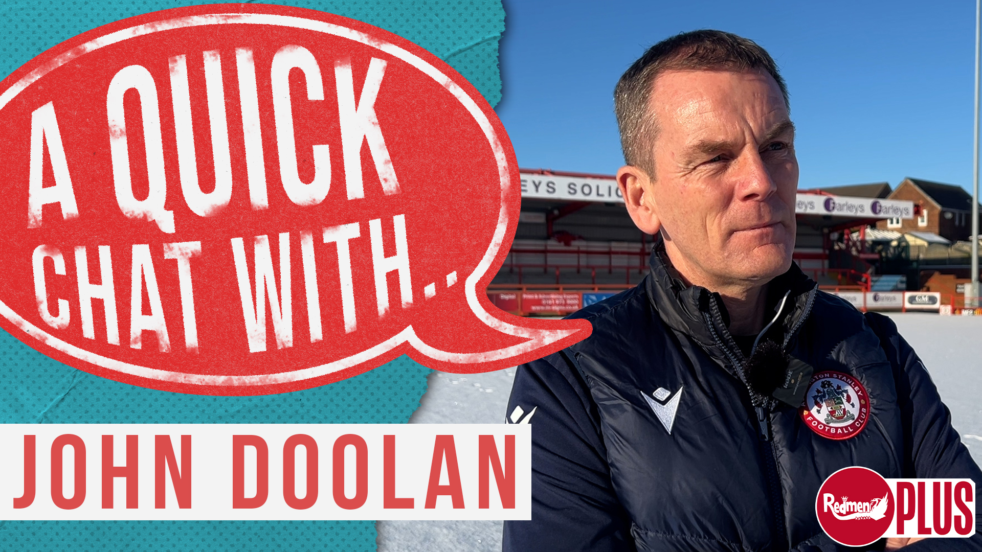 A Quick Chat With... John Doolan - The Redmen TV