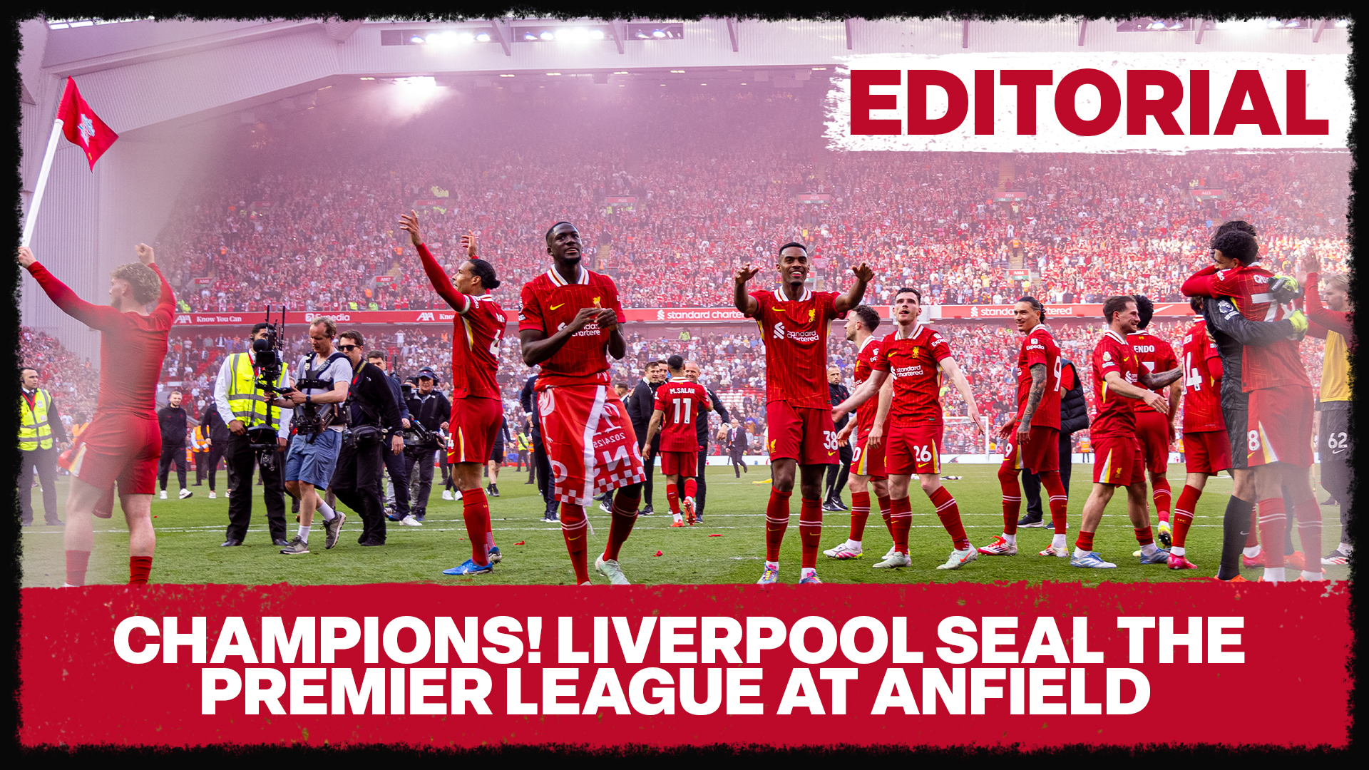Champions! Liverpool Seal The Premier League Title At Anfield - The ...